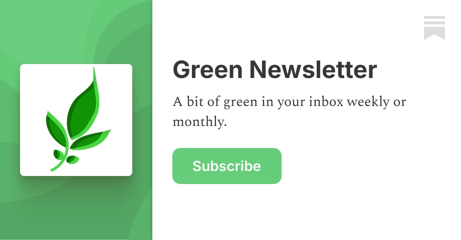 Green Newsletter | Amir Rabik | Substack
