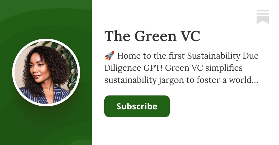 The Green VC | Shai Basys | Substack