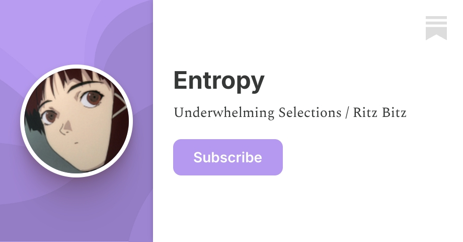 Entropy | Greg | Substack
