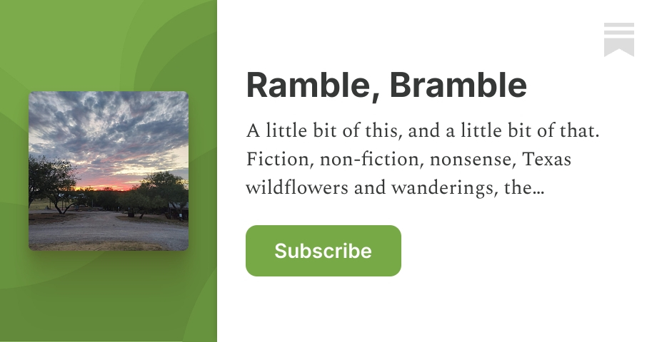 The Runaway - by Greta Ode - Ramble, Bramble
