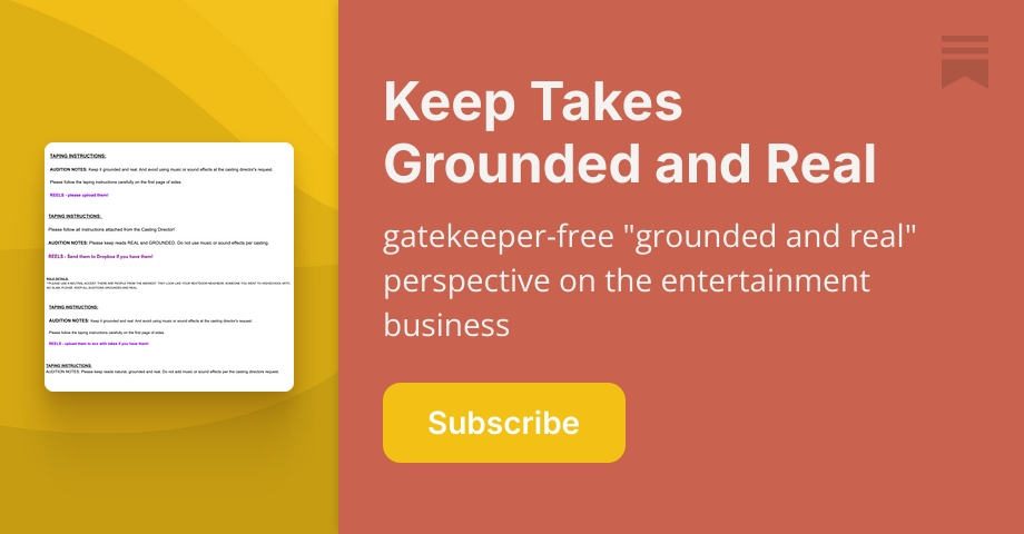 Keep Takes Grounded and Real | Lindsay Rootare | Substack