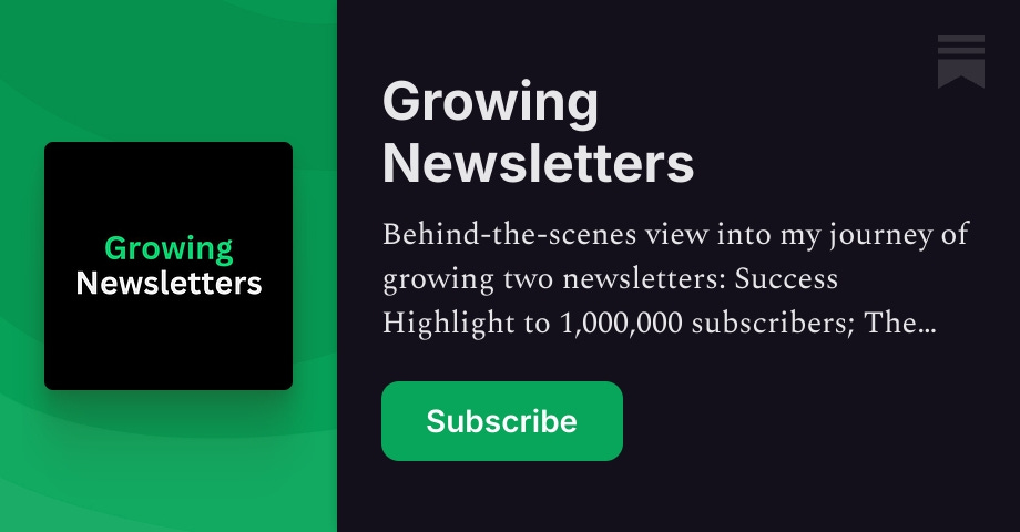 Growing Newsletters | Ian | Substack