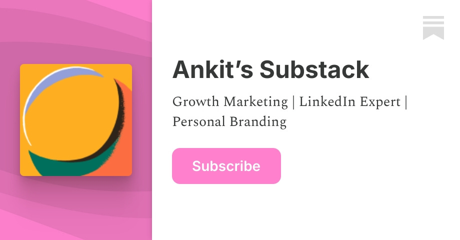 Ankit’s Substack | Ankit Patel | Substack