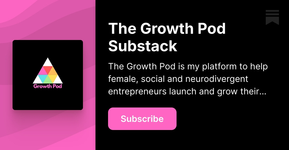 The Growth Pod Substack | Sophie Thomas | Substack