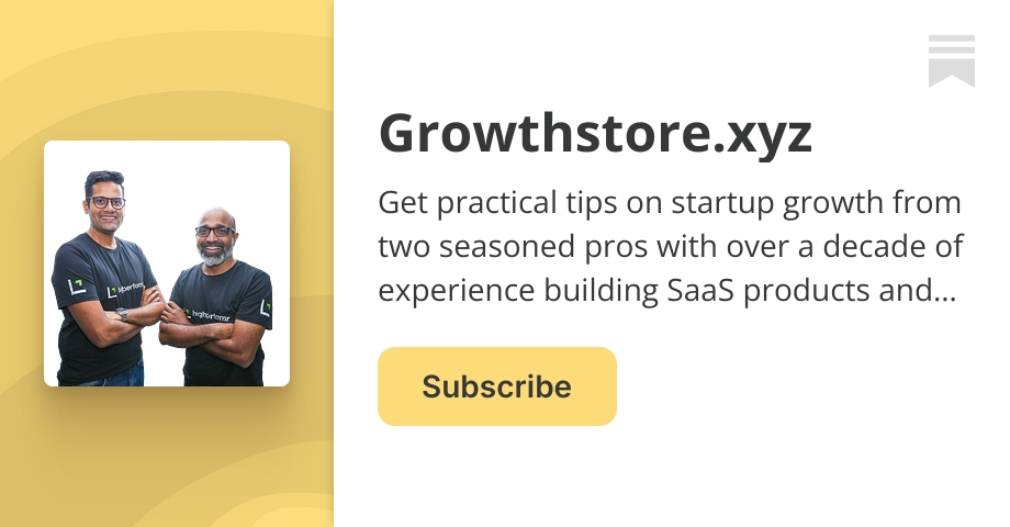 Growthstore.xyz | Sri and Ramesh | Substack