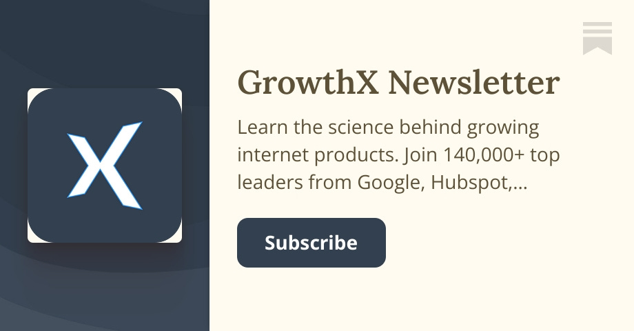 GrowthX's Newsletter | Abhishek from GrowthX | Substack