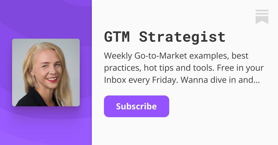 GTM Strategist | Maja Voje | Substack