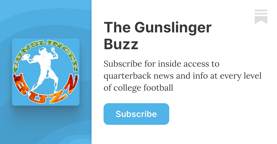 The Gunslinger Buzz | Erik Buchinger | Substack