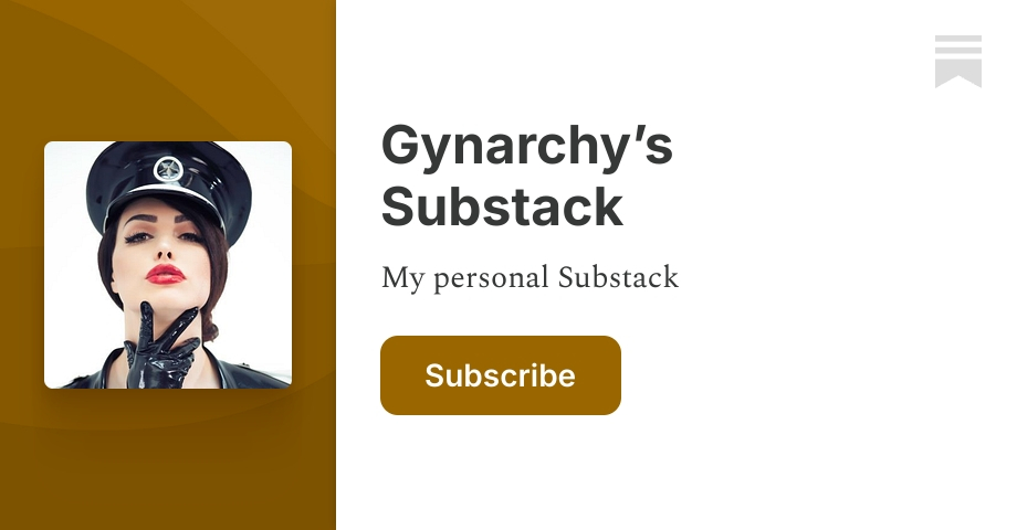 Gynarchy’s Substack | Gynarchy Goddess | Substack