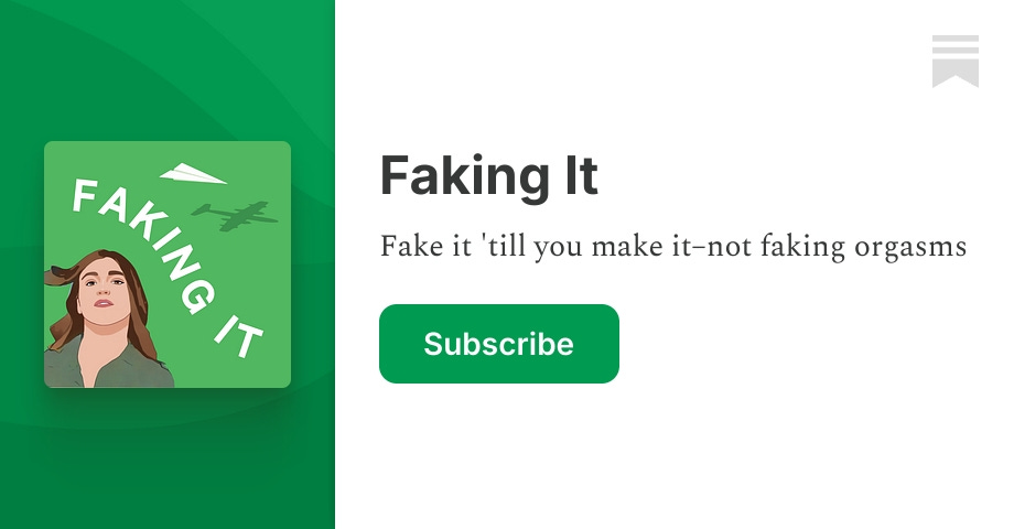 Faking It | Miriam Haart | Substack
