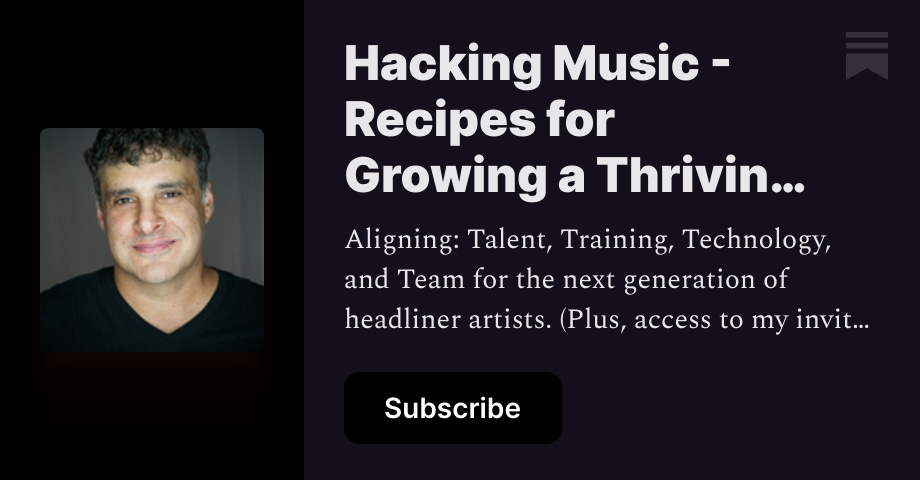 Hacking Music - Recipes for Growing a Thriving Career | John Pisciotta | Substack