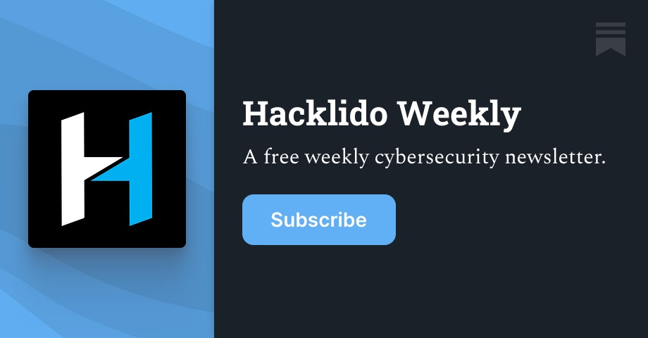Hacklido Weekly | Substack Hacklido Weekly | Substack