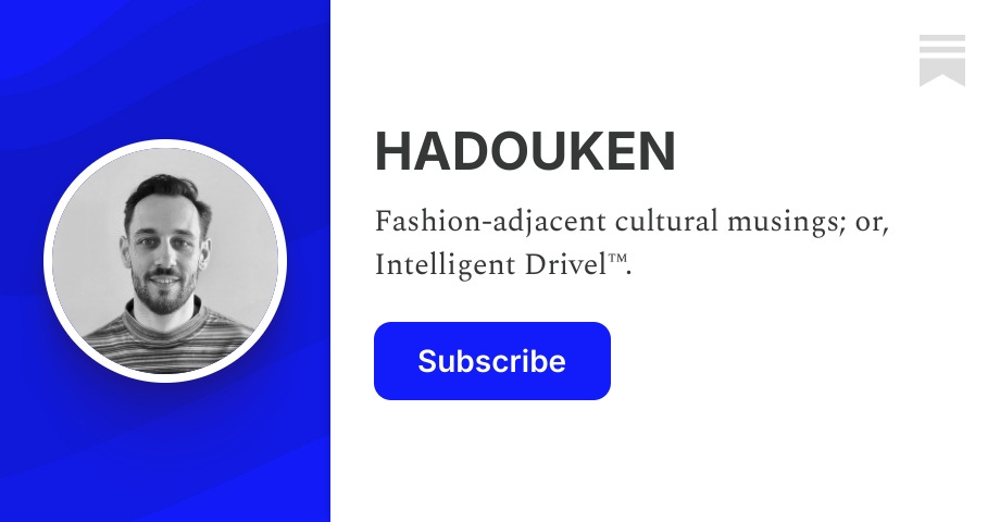 » HADOUKEN « 🚨🚨 new format alert 🚨🚨 - by BRIAN TRUNZO