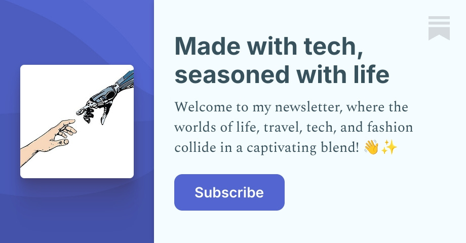Made with tech, seasoned with life | Haimantika Mitra | Substack