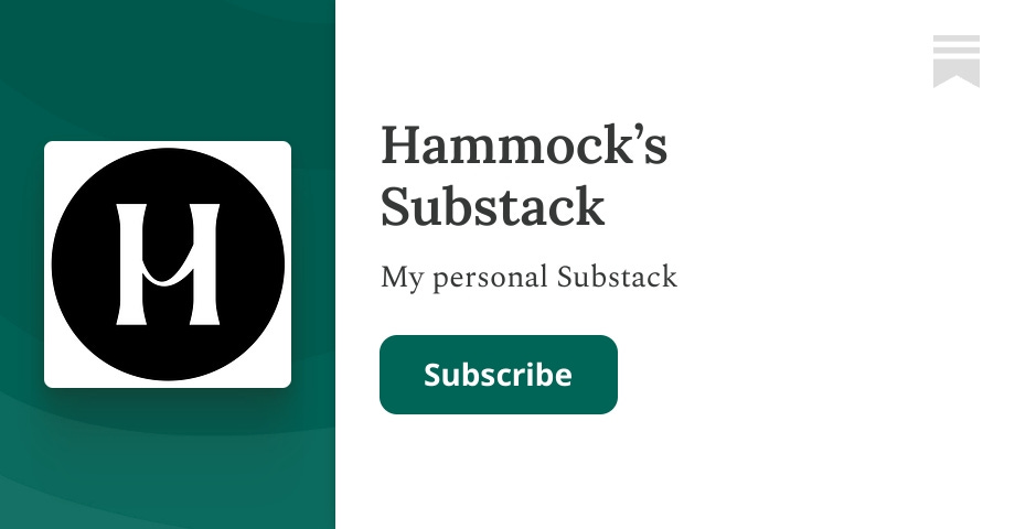 About - Hammock’s Substack