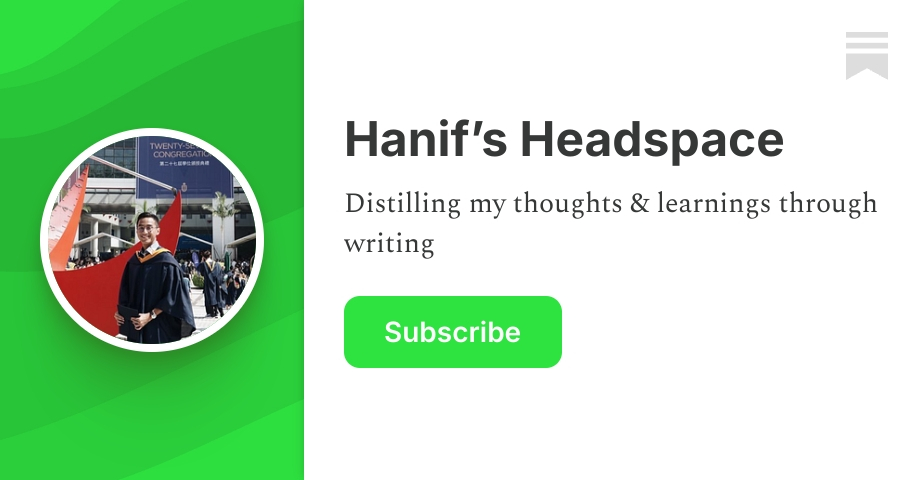 Substacks recommended by Hanif Dean | Hanif’s Headspace
