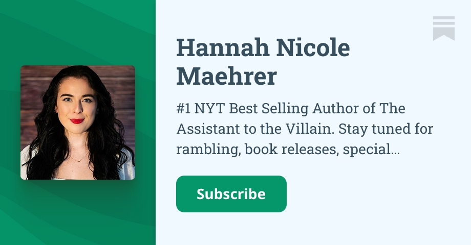 Hannah Nicole Maehrer | Substack