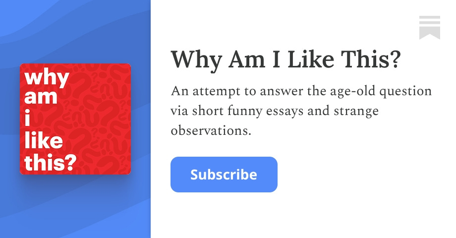 Why Am I Like This? | Hannah Dylan Pasternak | Substack