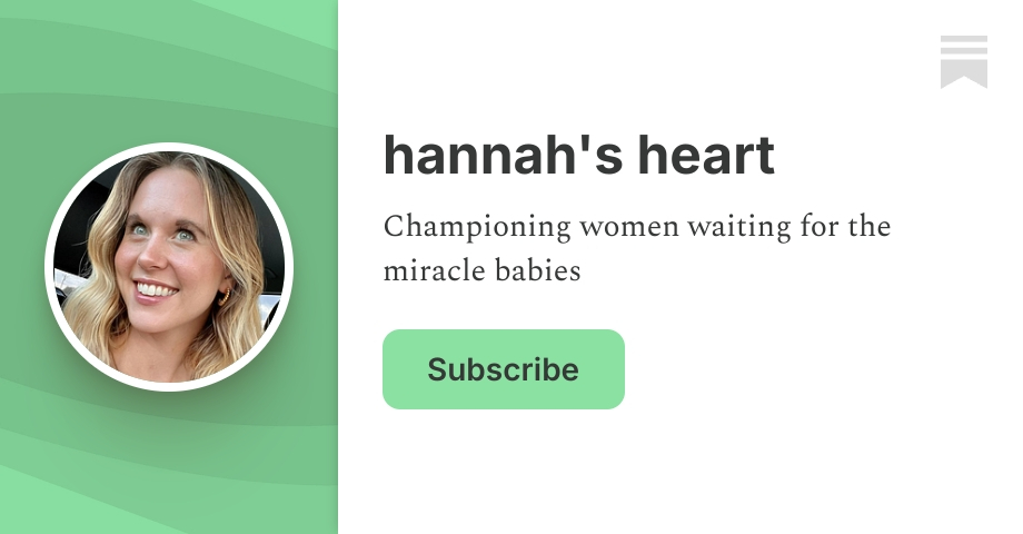 hannah's heart | Kari Treadwell | Substack