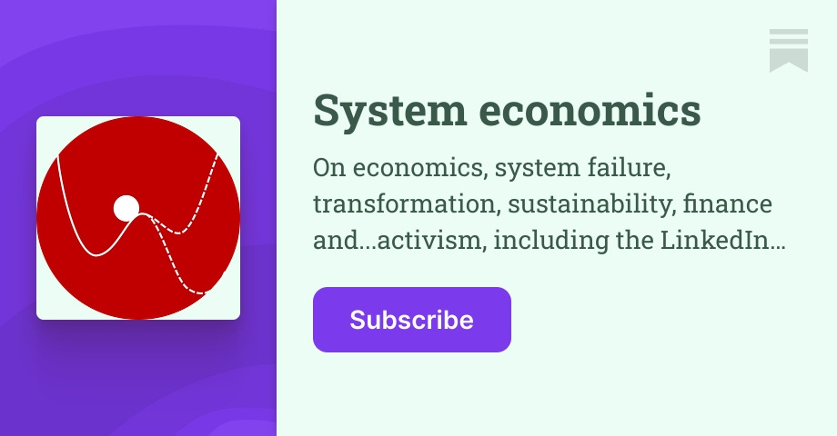 System economics | Hans | Substack
