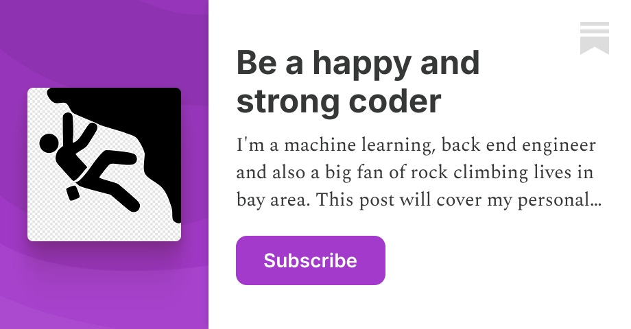 Be a happy and strong coder | Fan | Substack