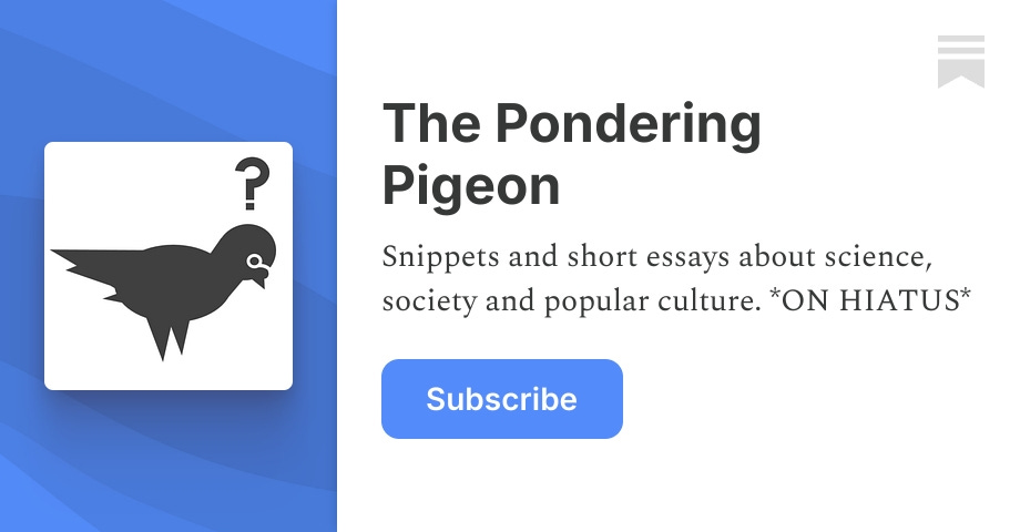 The Pondering Pigeon | Harlan Lewis | Substack