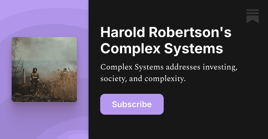 Harold Robertson's Substack | Substack
