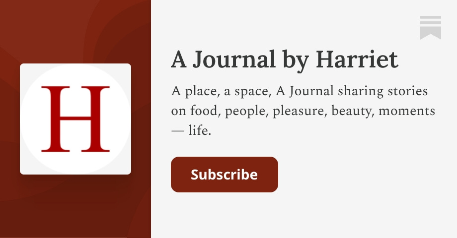 A Journal by Harriet | Harriet Davidson | Substack