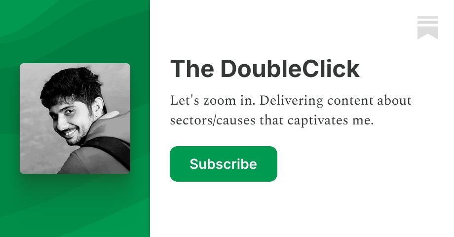 The DoubleClick | Harsh Sarvaiya | Substack