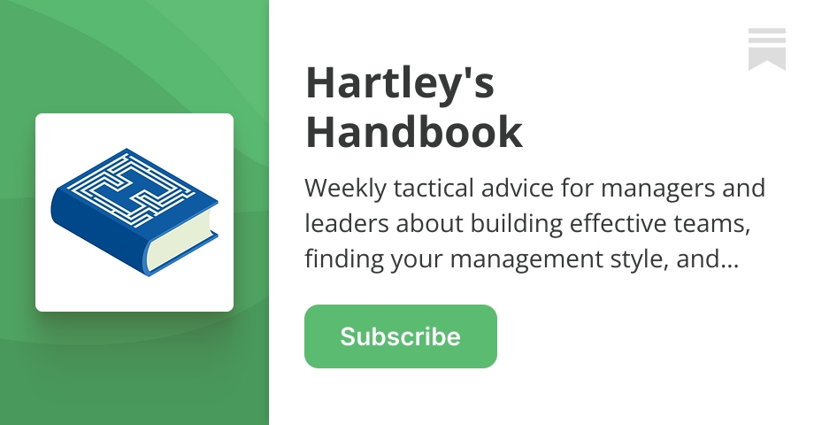 Hartley's Handbook | John Hartley | Substack