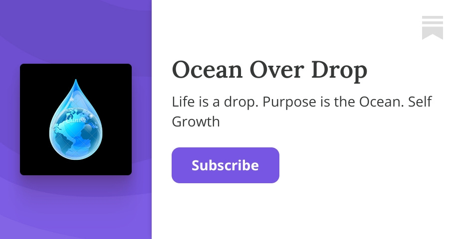 Ocean Over Drop | Hasnain Rashid | Substack