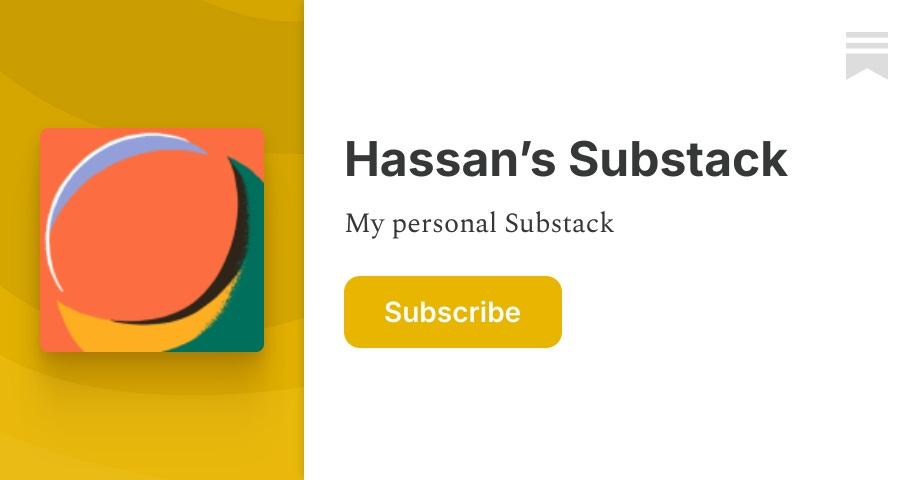 Hassan’s Substack | Hassan AlZaid | Substack