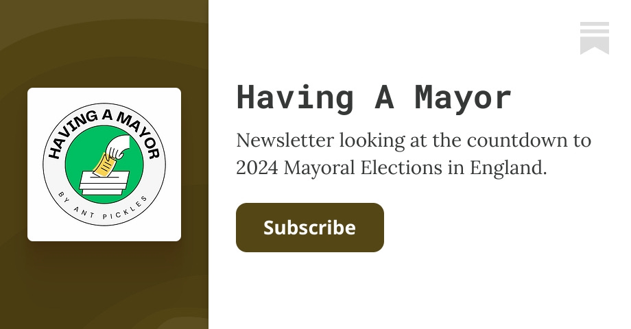 Having A Mayor | Ant Pickles | Substack