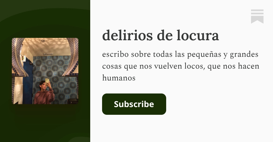 delirios de locura | haya romero | Substack