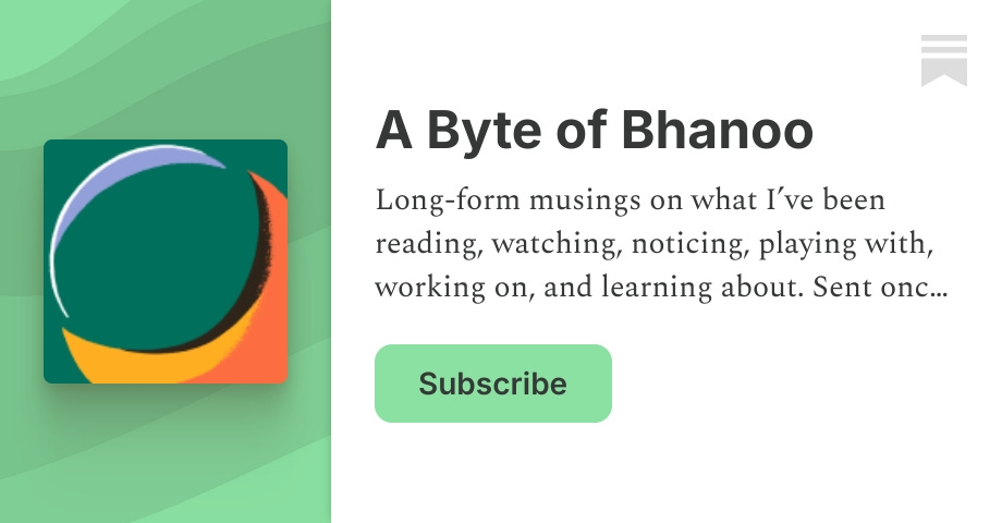 A Byte of Bhanoo | Hemant Bhanoo | Substack
