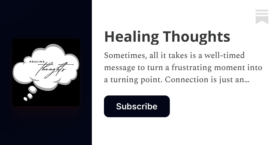 Healing Thoughts | Ryan Puusaari | Substack