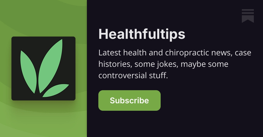 Healthfultips | Dr. Danny DeReuter | Substack