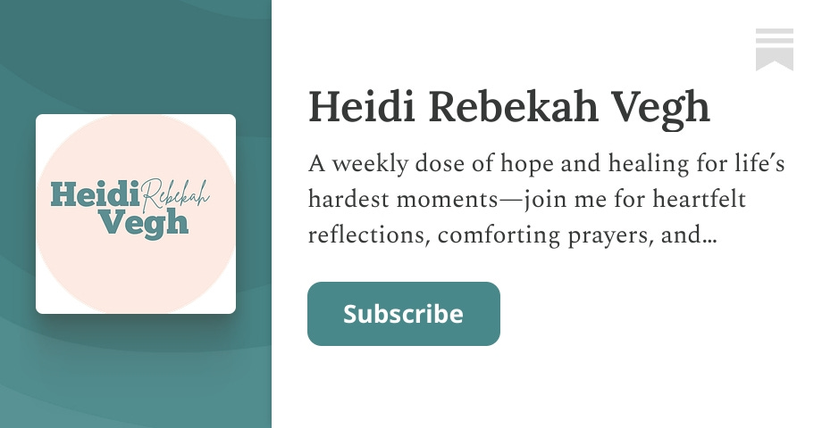 Heidi Rebekah Vegh | Heidi Vegh | Substack