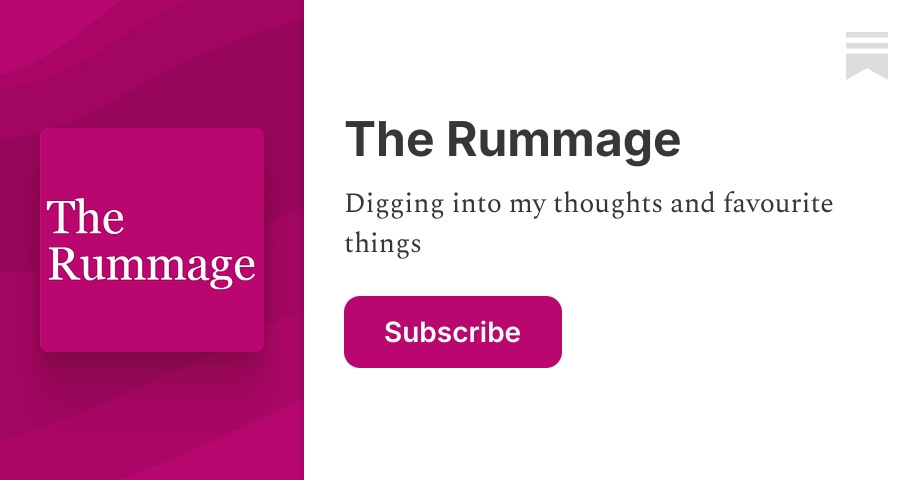 The Rummage | Helena Jacques-Morton | Substack