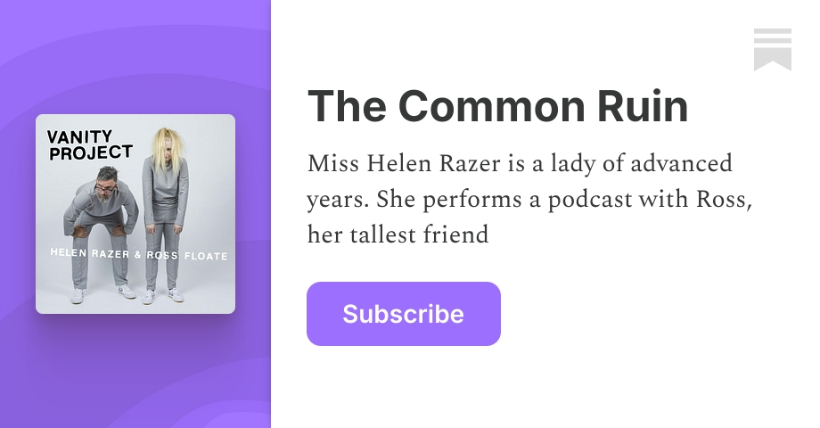 Vanity Project | Helen Razer | Substack