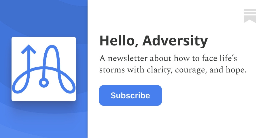 Hello, Adversity | Chris Anselmo | Substack