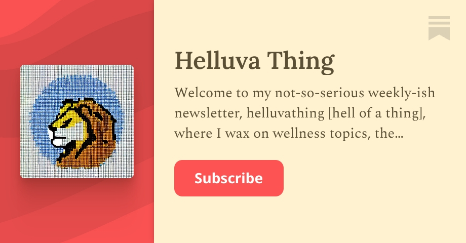Helluva Thing | Luke Johnson | Substack