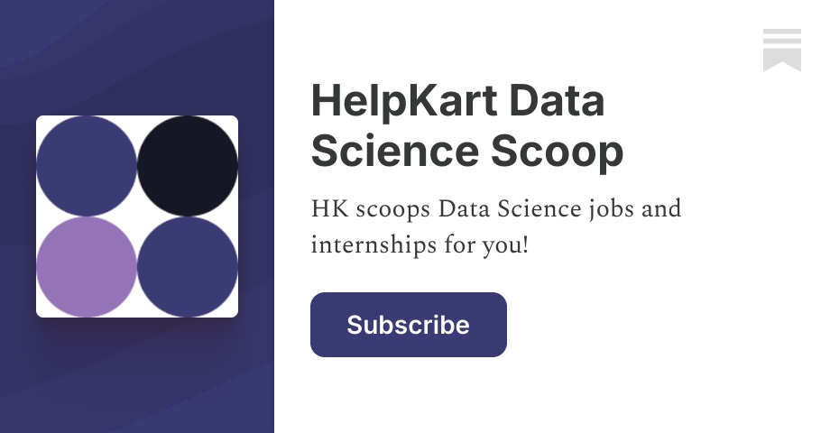 HelpKart Data Science Scoop | Substack