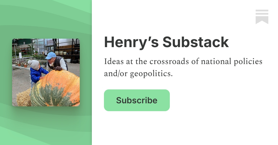 Henry’s Substack | Henry Miles | Substack
