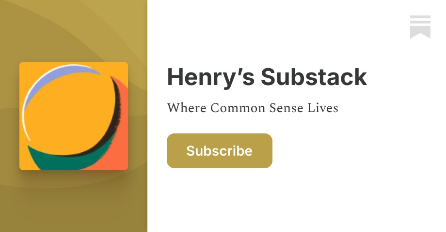 Henry’s Substack | Henry Schulte | Substack