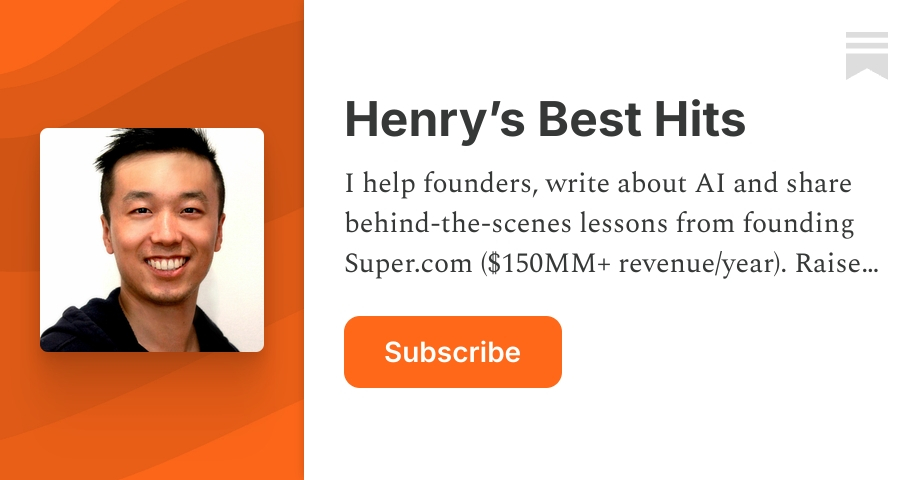 Henry’s Best Hits | Henry Shi | Substack
