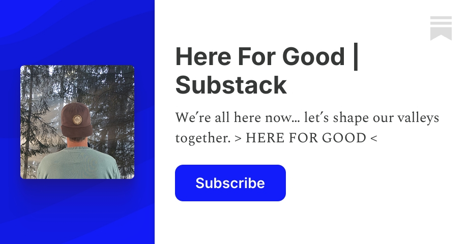 Here For Good | Substack | Christian Wink | Substack