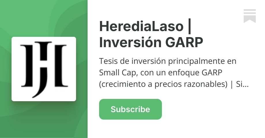 HerediaLaso | Inversión GARP | Substack