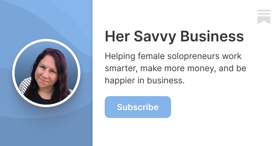 Her Savvy Business | Rebecca Claxton | Substack