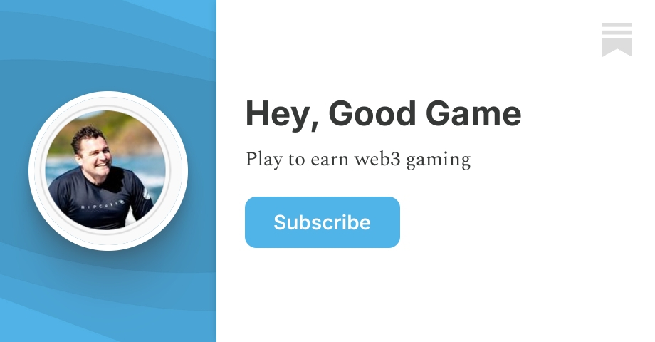 Hey, Good Game | Substack
